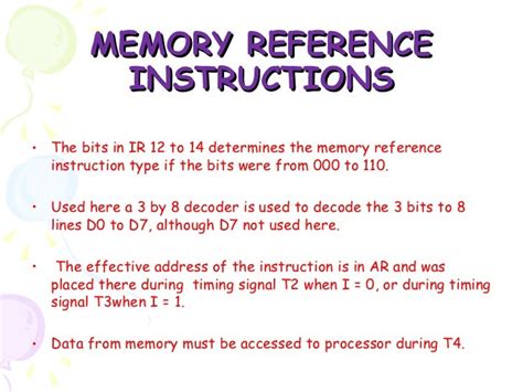 memory reference instruction