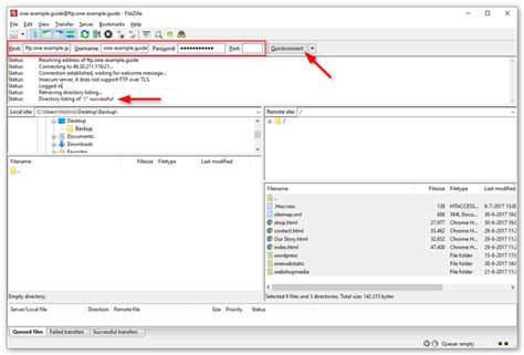 backup your web space via sftp support