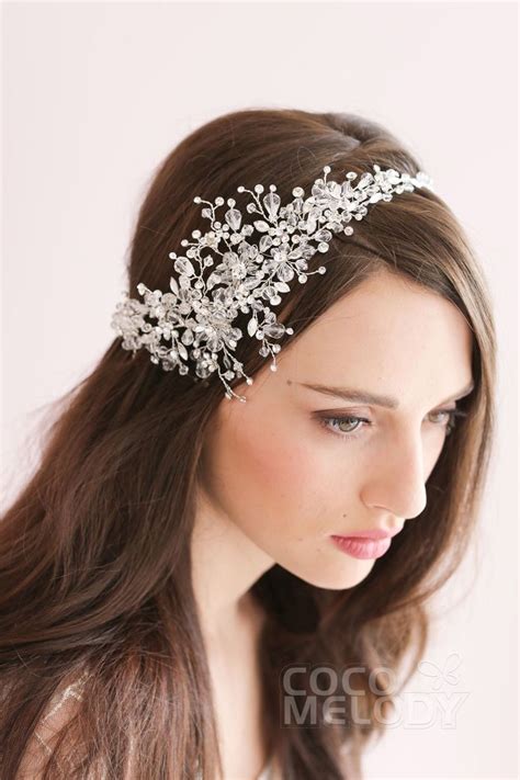 Gorgeous Silver Wedding Headpiece With Rhinestone Sah015 Silver