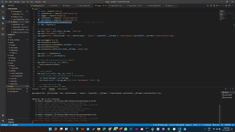 node js typeerror hbs is not a function stack overflow