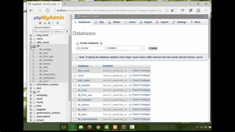 [tutorial] mengkoneksikan php ke database mysql youtube