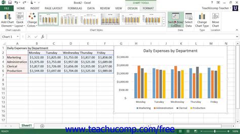 excel 2013 tutorial switching column and row data microsoft training