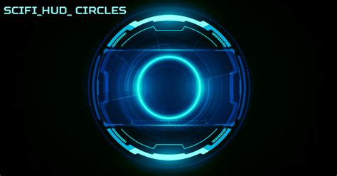 sci fi ui circles elements 2d gui unity asset store