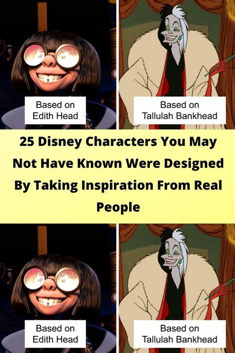 25 Disney Characters You May Not Have Known Were Designed By Taking