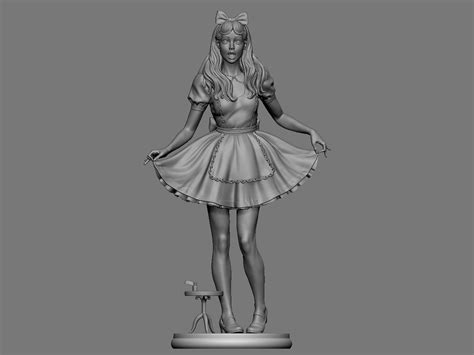 Obj File Alice In Wonderland 👩 ・model To Download And 3d Print・cults