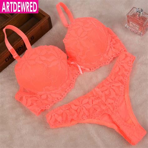 Lace Embroidery Bra Set Women Plus Size Push Up Underwear Set Bra And