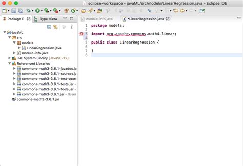 java error mons is not accessible stack