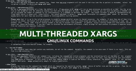Multi Threaded Xargs With Examples Linuxconfig