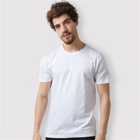 Mens Plain Round Neck T Shirt At Rs 125 Vasai East Vasai Virar Id