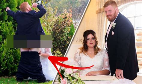 newlyweds cause viral storm with raunchy photoshoot uk