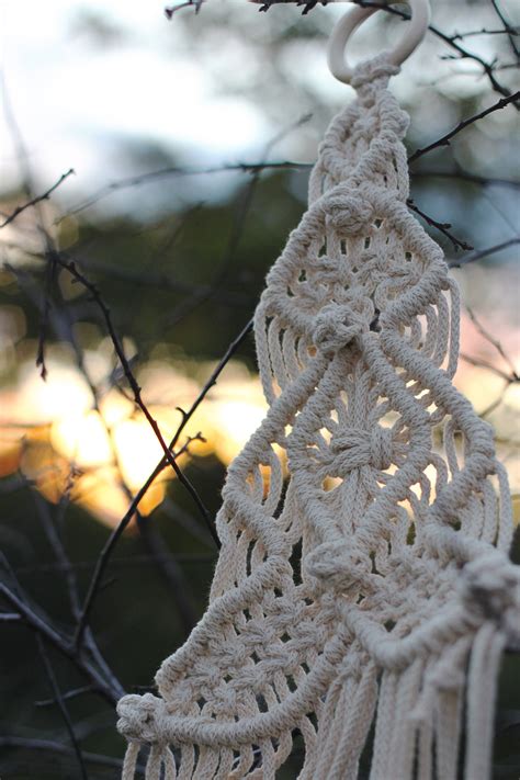 macrame christmas tree pattern wall hanging pdf macrame etsy