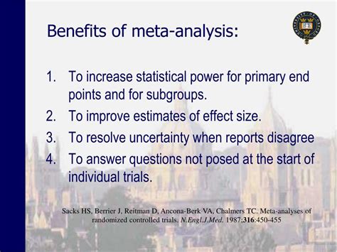 Ppt Systematic Reviews And Meta Analysis Powerpoint Presentation