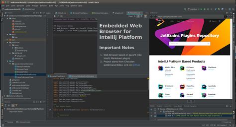 embedded web browser for intellij platforms intellij ides plugin