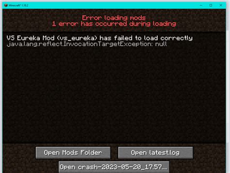 Mod Has Failed To Load Correctly Error [java] R Minecrafthelp