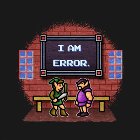 i am error zelda t shirt teepublic