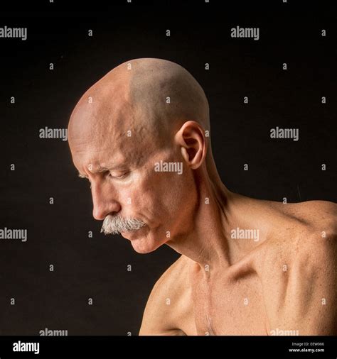 Very Old Man Face Profile
