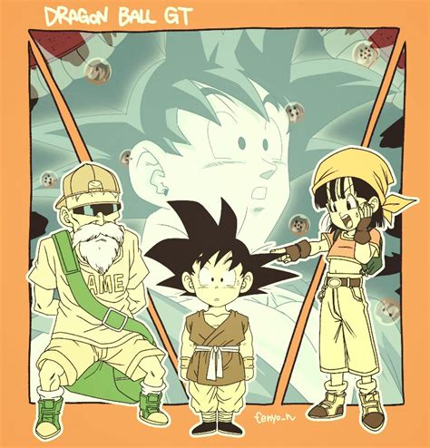 Son Goku Pan And Muten Roushi Dragon Ball And 1 More Drawn By