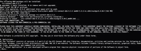 how to accept the license agreement when building rti