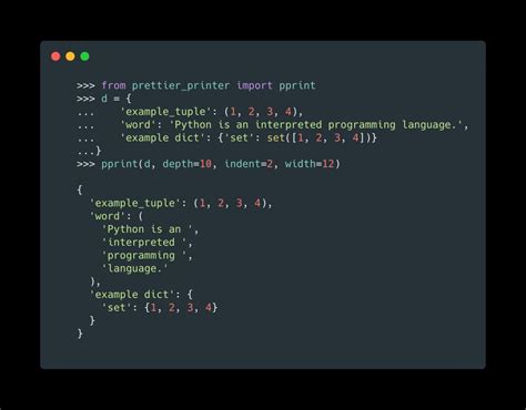 prettier printer · pypi