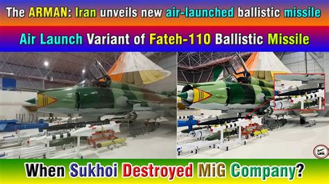 Arman Iran Unveils New Air Launched Ballistic Missile Albm Air