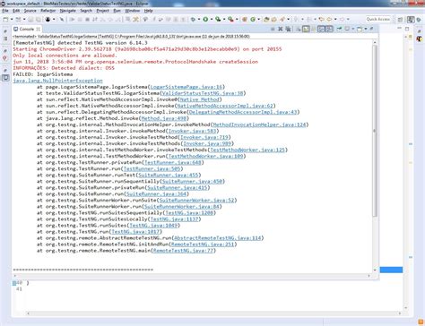 selenium webdriver page object in testng error java lang
