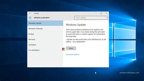 how to fix windows update error 0x80240017 youtube