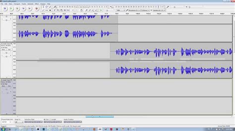 how to merge and insert multiple tracks into one track in audacity youtube