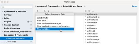tutorial docker as a remote interpreter rubymine