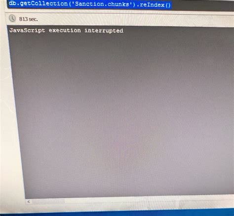 there is problem with fetching data from chunks collection taking too