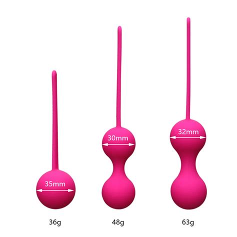 Sale 3pcs Set Silicone Smart Ball Kegel Ben Wa Ball Vaginal Tighten