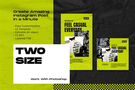 Descper Fashion Streetwear Instagram Template On Behance