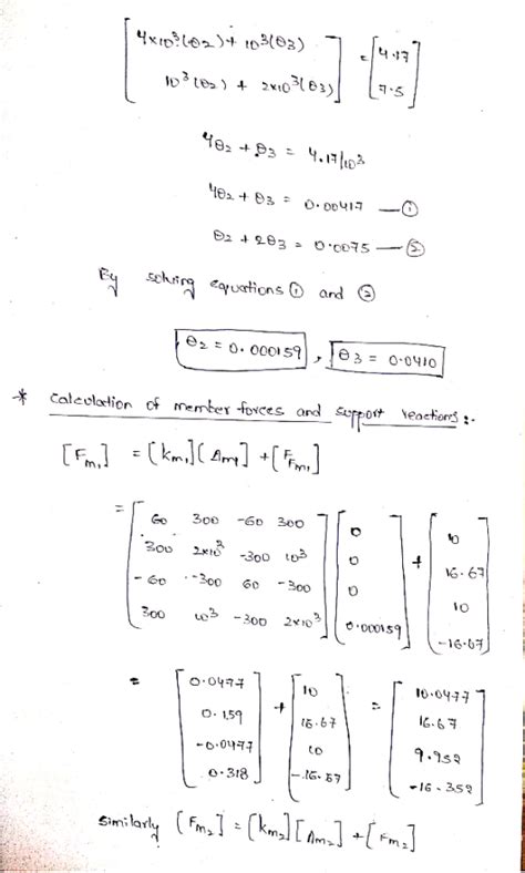 using the stiffness method procedure identify nodes … solvedlib