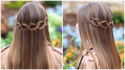 How To Create A Loop Waterfall Braid Cute Girls Hairstyles