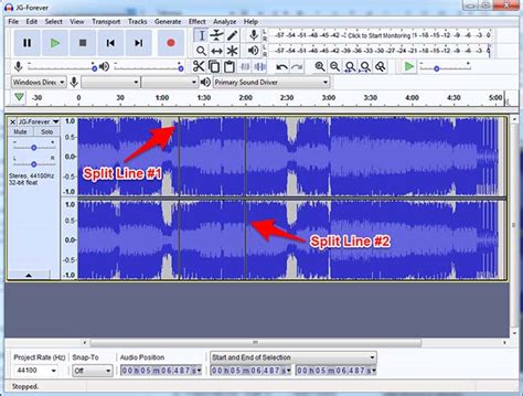 how to cut and split music in audacity illustrated guide and shortcuts
