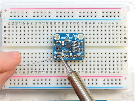 assembly adafruit mma8451 accelerometer breakout adafruit learning