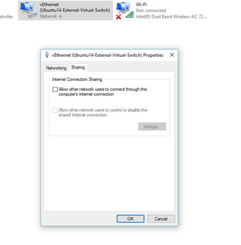 14 04 internet connectivity for ubuntu 14 in hyper v