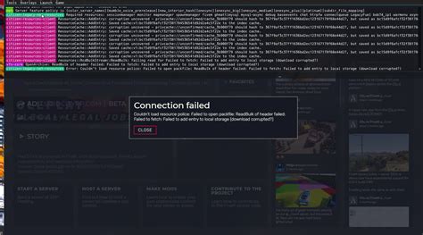 couldn t load resource failed to open packfile server discussion