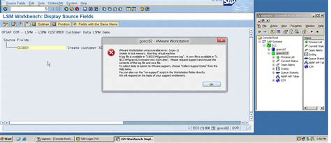 error vmware workstation unrecoverable error vcpu 0