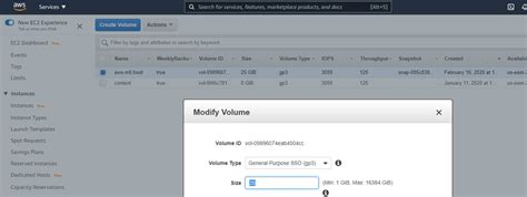 increasing ebs disk space to a running ec2 instance