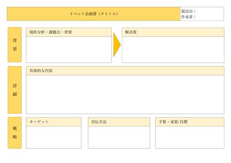 すぐに使える企画書テンプレート（word・excel・pdf・g Docs）無料・登録不要 ビズ研