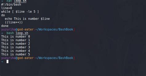 penggunaan while loop pada bash scripting