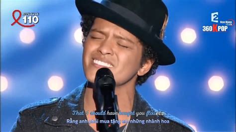 [vietsub Kara] [live] When I Was Your Man Bruno Mars Youtube