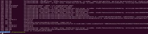 vscode pid not set on linux preventing debug auto attach from working