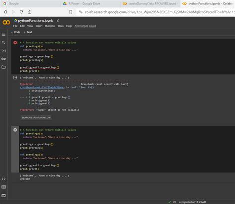 python 3 x why can t i store multiple return value from a function in