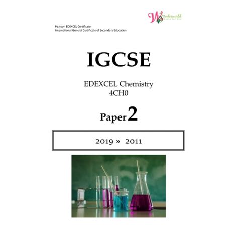 edexcel chemistry 4ch0 paper 2