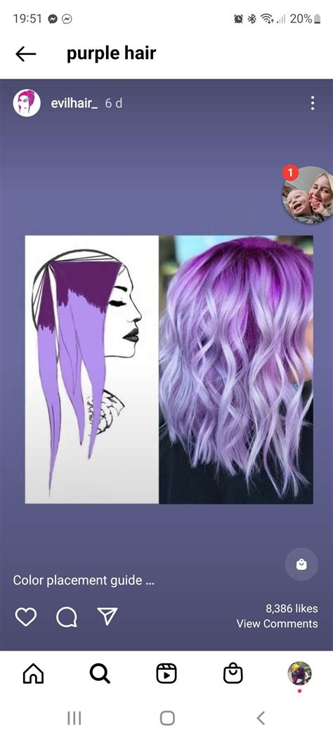 Purple Shadow Root Hair Colour In 2023 Bright Purple Hair Purple