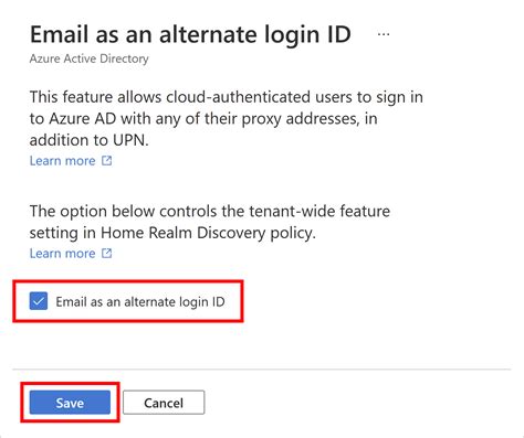 sign in to microsoft entra id with email as an alternate login id