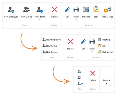 bar item display options winforms controls devexpress documentation