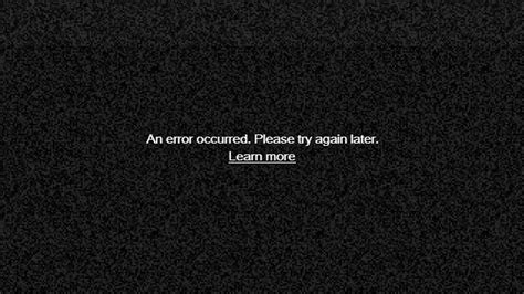 solved youtube an error occurred please try again later orion