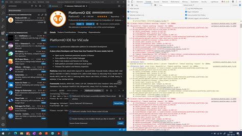 new installation of ide can t find folder platformio ide